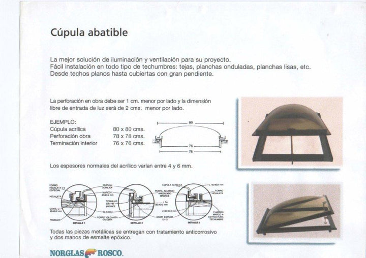 Cúpulas Acrílicas – norglas